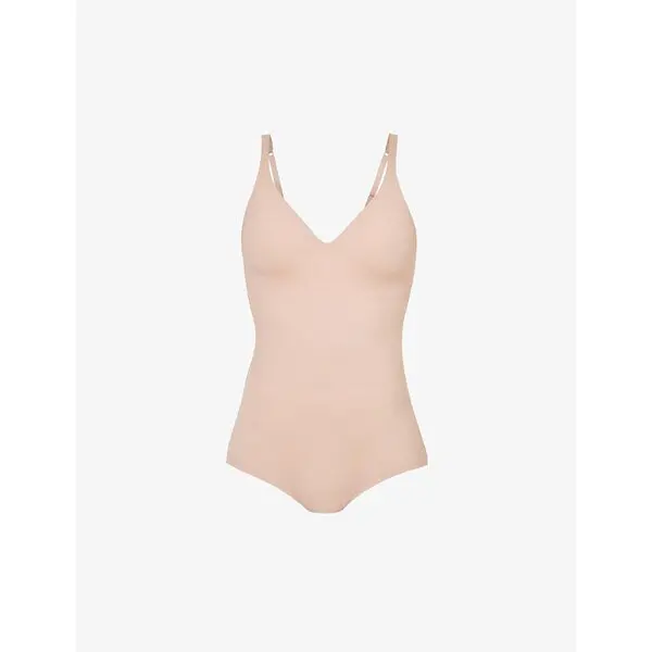 Wolford 3w Forming Stretch-cotton Body - Rose