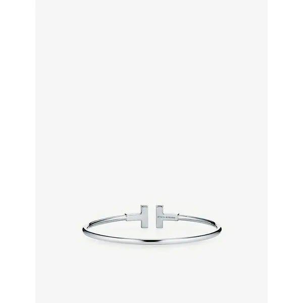 Tiffany & Co. T Wire Diamond And 18ct White-gold Bracelet