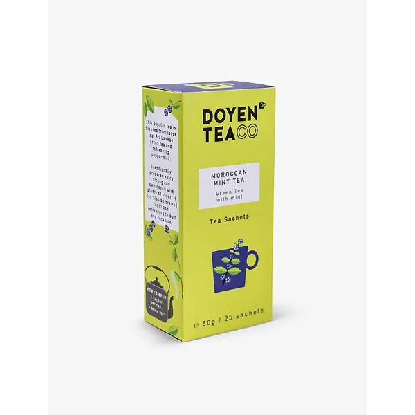 DOYEN TEA CO Moroccan Mint Tea Box Of 25 50g