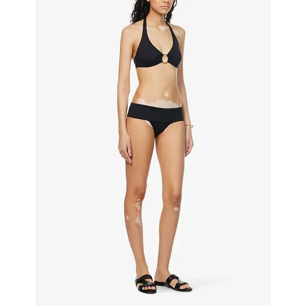 Melissa Odabash Brussels High-rise Bikini Bottoms - Black