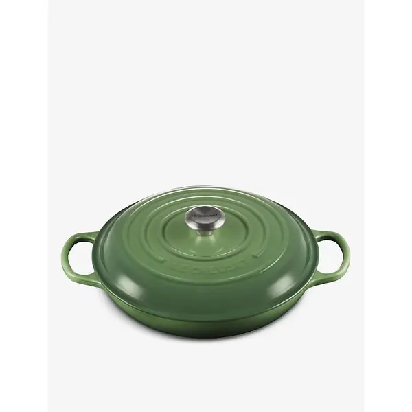 LE CREUSET Signature Shallow Cast-iron Casserole Dish - Bamboo Green