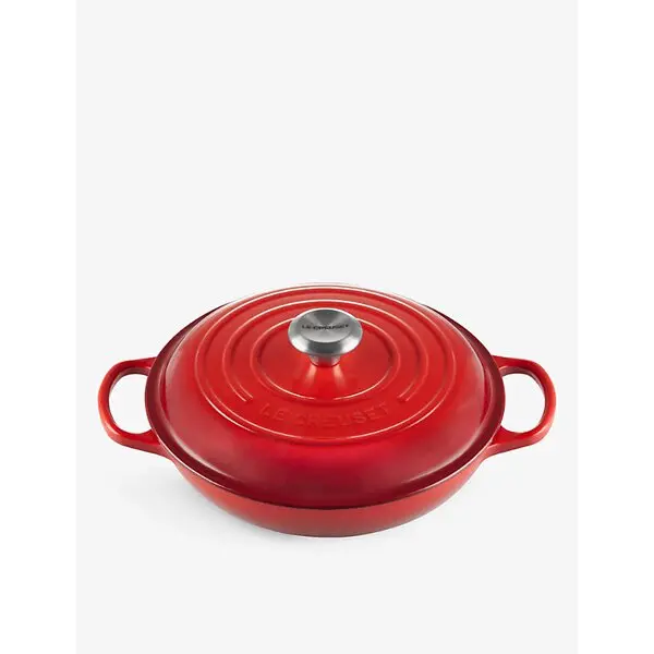 LE CREUSET Signature Shallow Cast-iron Casserole Dish - Cerise