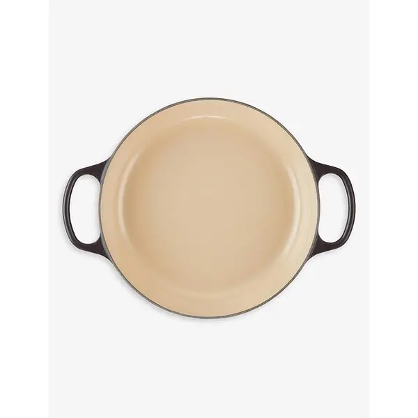 LE CREUSET Signature Shallow Cast-iron Casserole Dish - Satin Black
