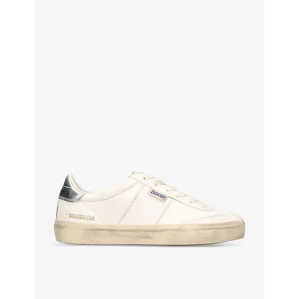 GOLDEN GOOSE Soulstar 80185 Distressed Leather Low-top Trainers - White/oth