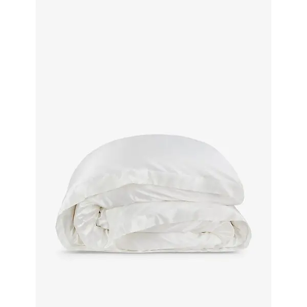 THE WHITE COMPANY Audley Silk Duvet Cover - Chalk