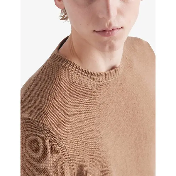 Prada Regular-fit Crewneck Cashmere Jumper