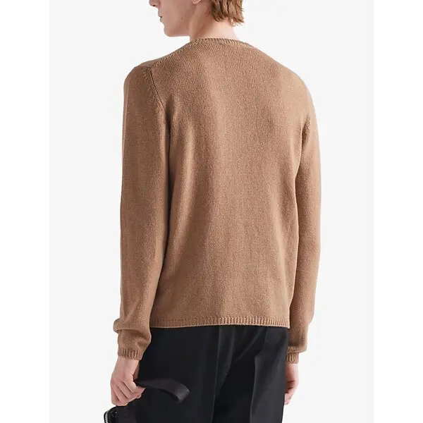 Prada Regular-fit Crewneck Cashmere Jumper