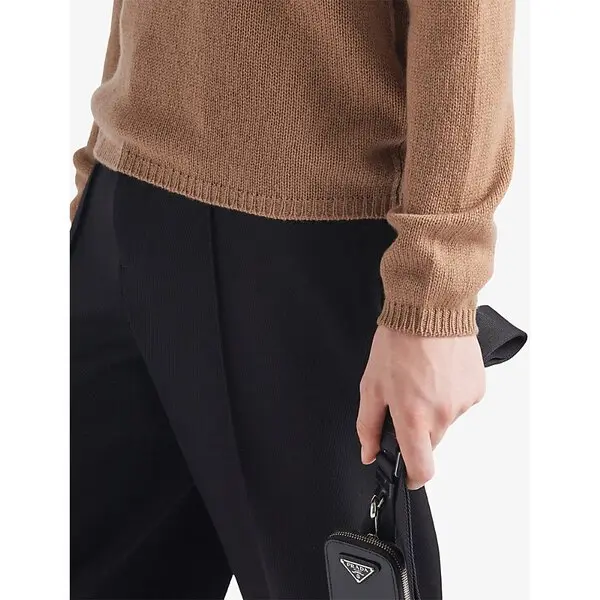 Prada Regular-fit Crewneck Cashmere Jumper