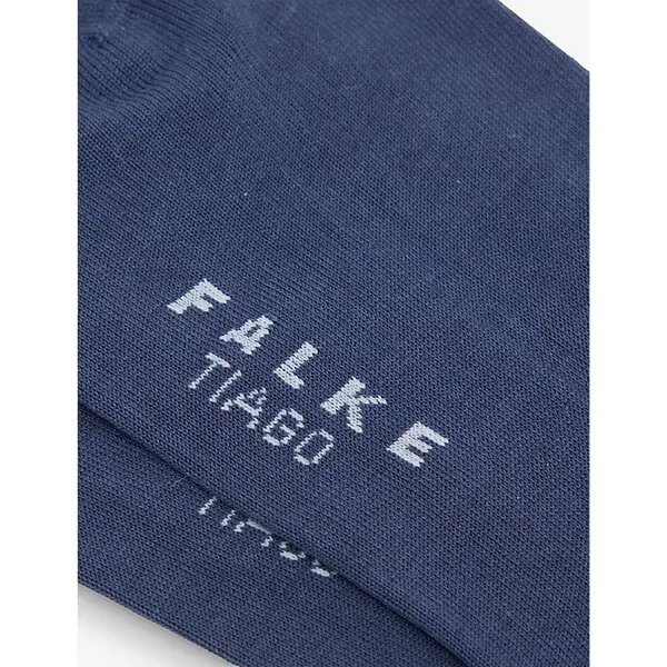 Falke Tiago Ribbed-cuff Ankle Socks - Space Blue