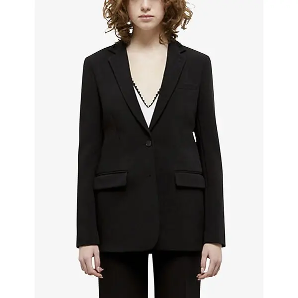 The Kooples Straight-fit Stretch-crepe Blazer - Bla01