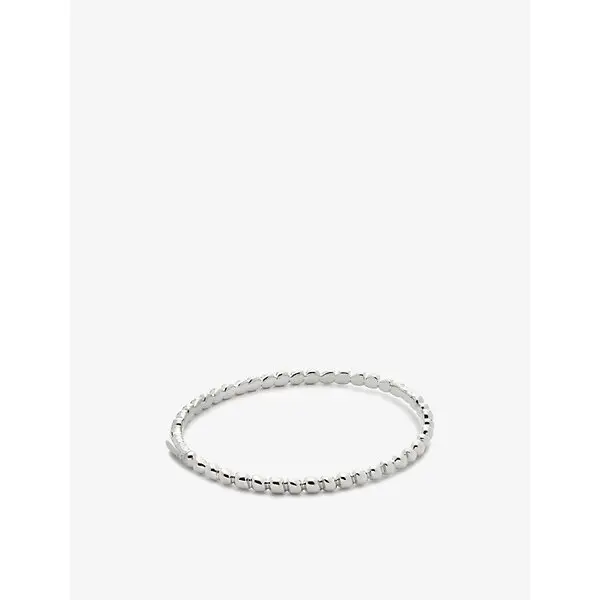 Monica Vinader Nura Teardrop Bangle - Sterling Silver