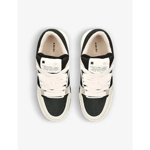 Amiri Ma-1 Leather Low-top Trainers - White/blk