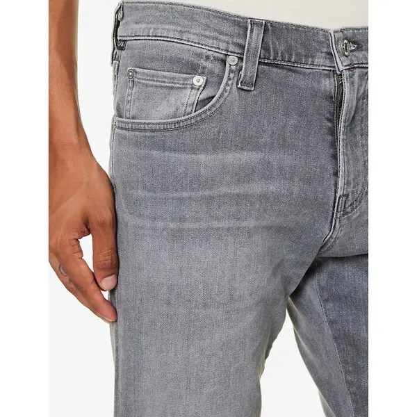 Citizens Of Humanity London Slim-fit Stretch-denim Jeans - Sycamore Mdlt Grey