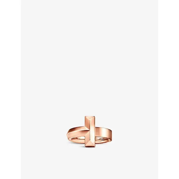 Tiffany & Co. T T1 Wide 18ct Rose-gold Ring - 18k Rose Gold