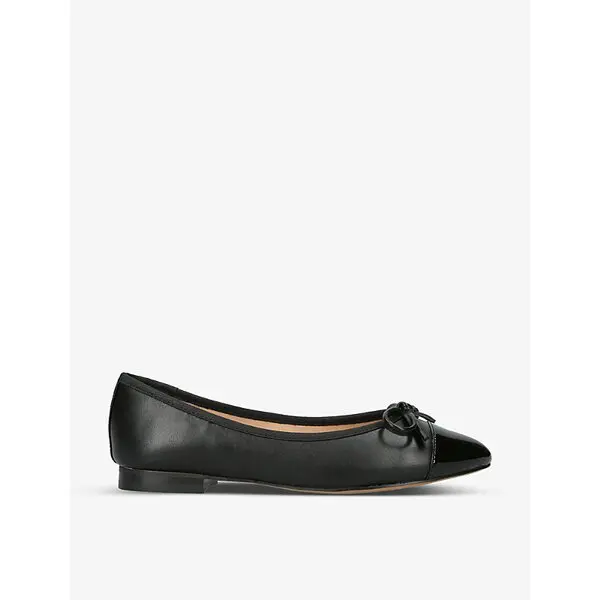 Steve Madden Ellison Bow-embellished Leather Pumps