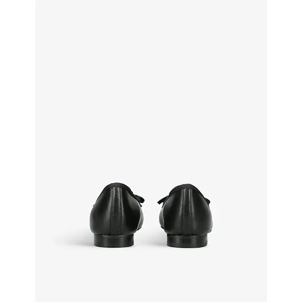 Steve Madden Ellison Bow-embellished Leather Pumps