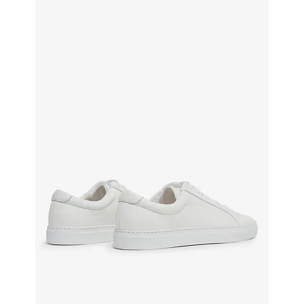 REISS Luca Leather Low-top Trainers