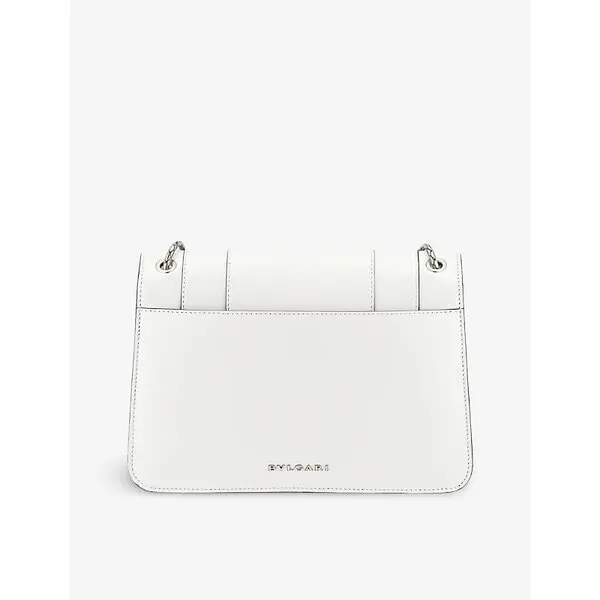 BVLGARI Forever Serpenti Leather Cross-body Bag - White