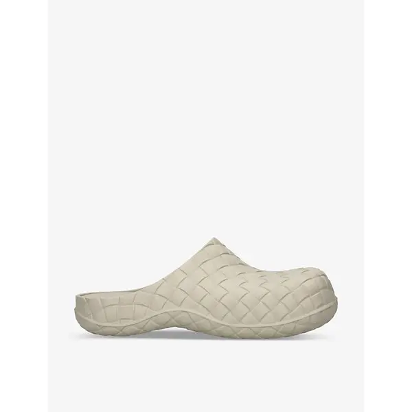 Bottega Veneta Beebee Intrecciato Rubber Clogs - Bone  display picture 3
