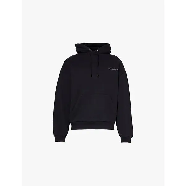 MKI MIYUKI ZOKU Hooded Sweatshirt With Logo Print - Black