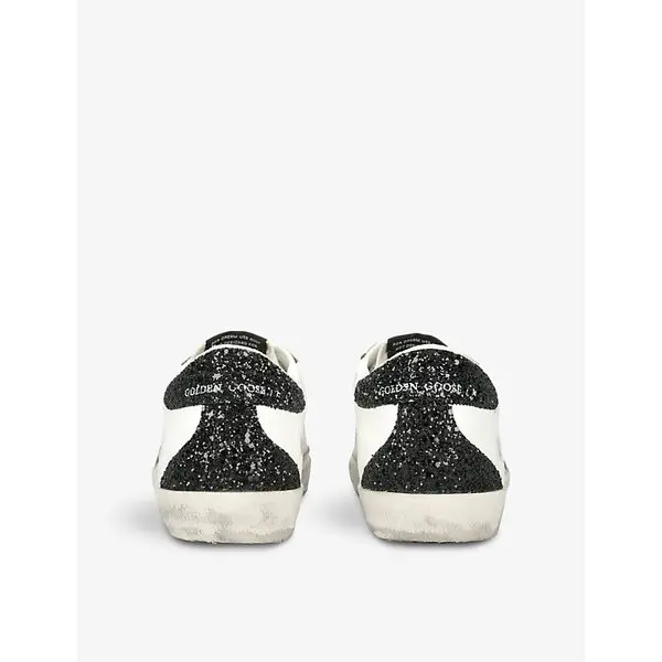 GOLDEN GOOSE Super-star Leather Low-top Sneakers - White/blk