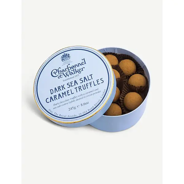 CHARBONNEL ET WALKER Dark Chocolate Sea Salt Caramel Truffles 245g - One-color