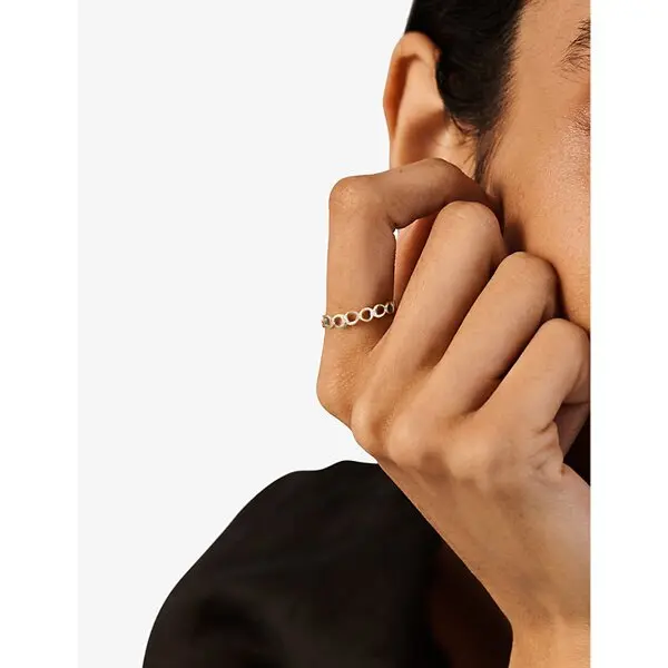 Monica Vinader Nura Open-shape Stacking Ring