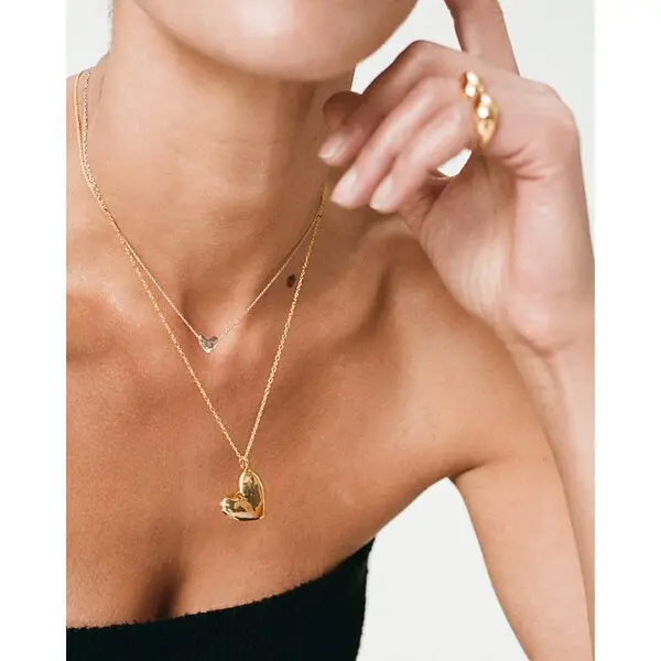 Monica Vinader Heart-shaped Locket Pendant