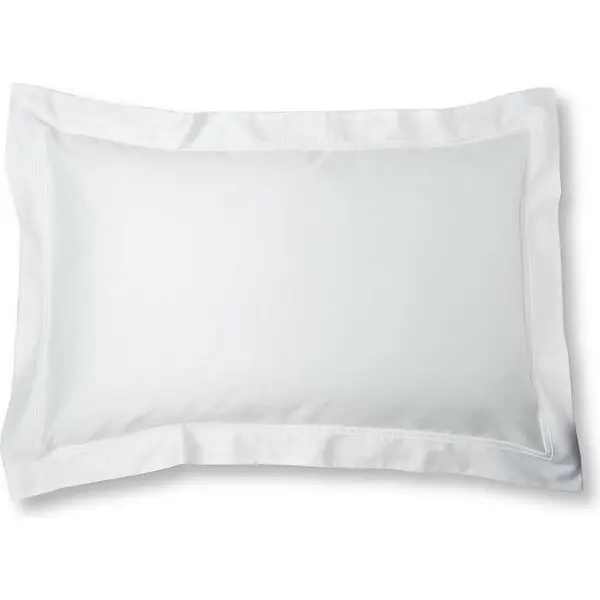 YVES DELORME Triomphe Cotton Pillowcase - Blanc