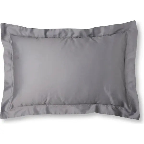 YVES DELORME Triomphe Cotton Pillowcase - Platine