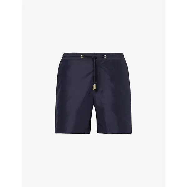 Orlebar Brown Drawstring-waistband Swim Shorts - Night Iris