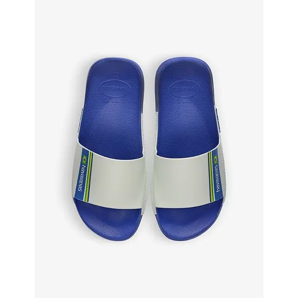 Havaianas Brasil-flag Pvc Sliders