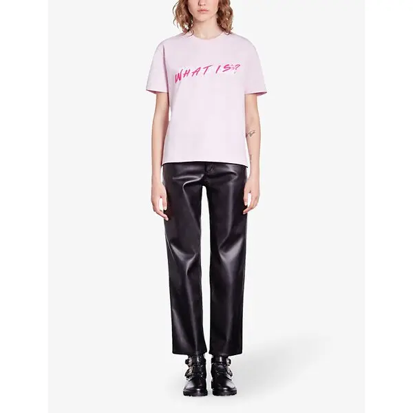 The Kooples Logo-print Cotton T-shirt
