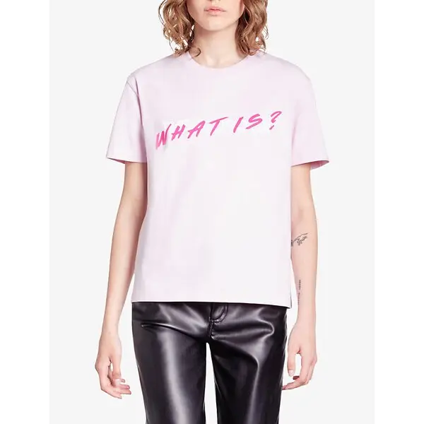 The Kooples Logo-print Cotton T-shirt