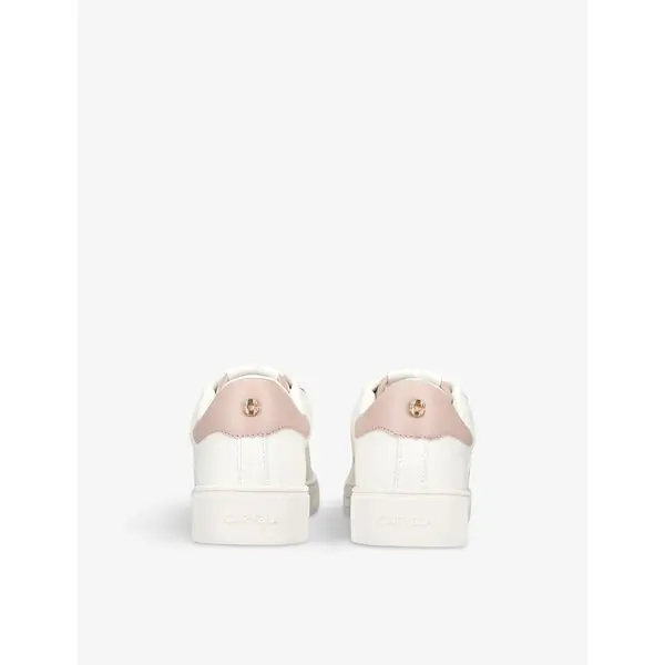 Carvela Daze Leather Low-top Trainers - Blush