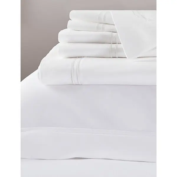 THE WHITE COMPANY Symons Egyptian-cotton Flat Sheet - Whtesilver