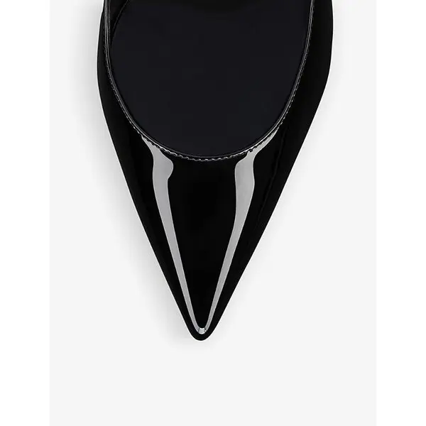 CHRISTIAN LOUBOUTIN Hot Chick 70 Patent-leather Slingback Pumps - Black
