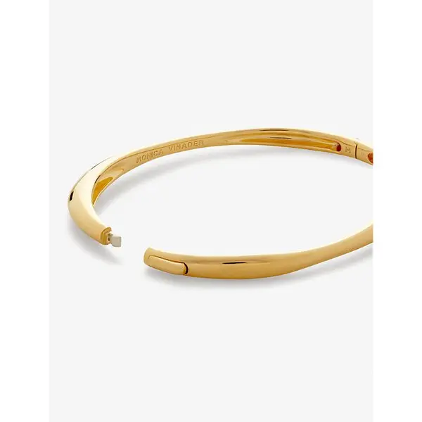 Monica Vinader Nura Reef Bangle - Yellow Gold