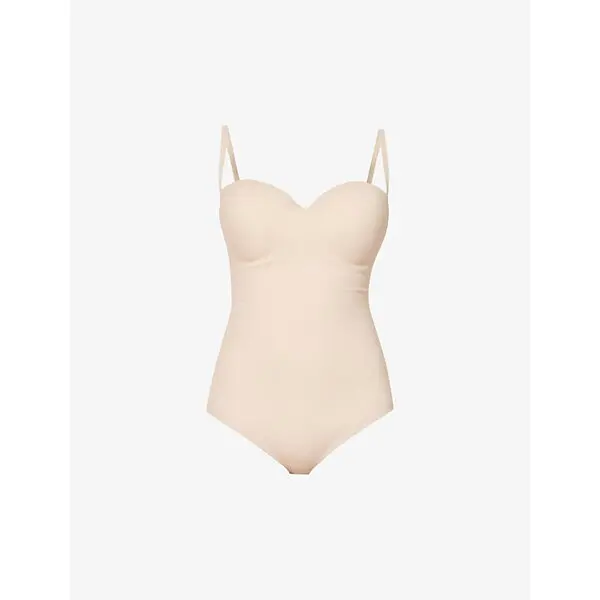 Wolford Forming Slim-fit Stretch-woven Body - Powder