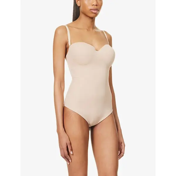 Wolford Forming Slim-fit Stretch-woven Body - Powder