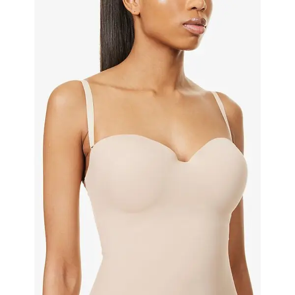 Wolford Forming Slim-fit Stretch-woven Body - Powder