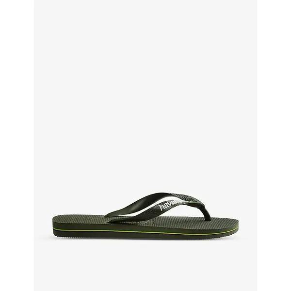 Havaianas Brasil-logo Rubber Flip Flops