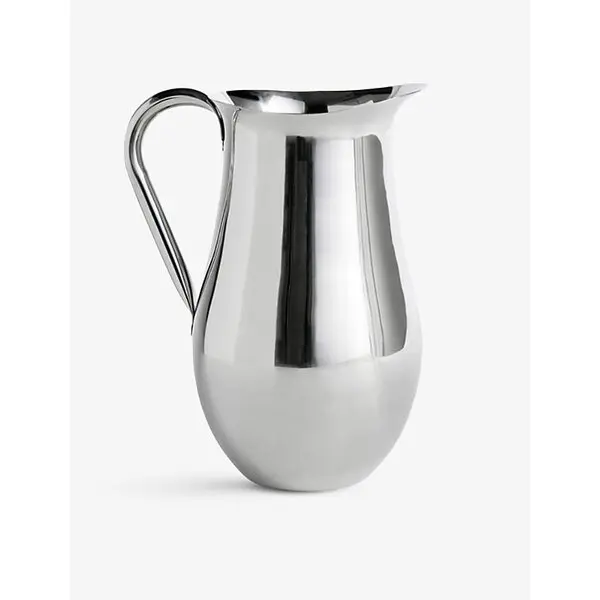 HAY Wide-rimmed Indian Steel Pitcher 1.8l