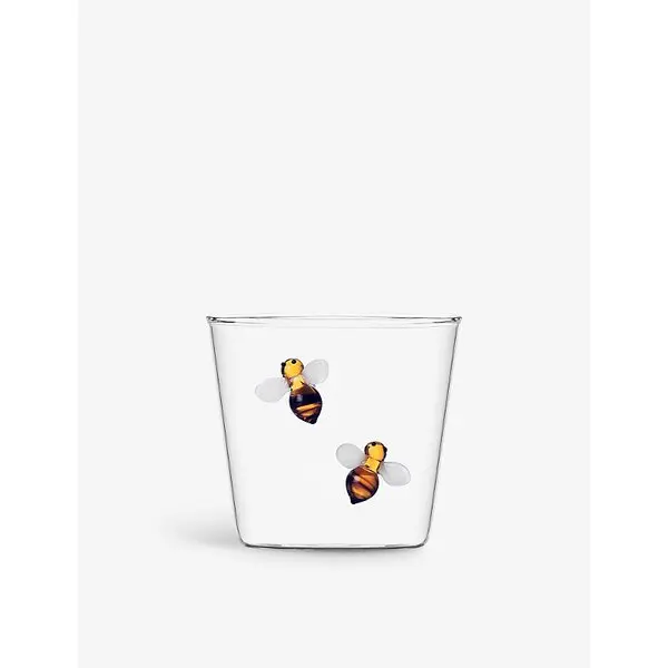 ICHENDORF MILANO The Garden Picnic Collection Bee-embellished Borosilicate Glass Tumbler 8cm - One-color