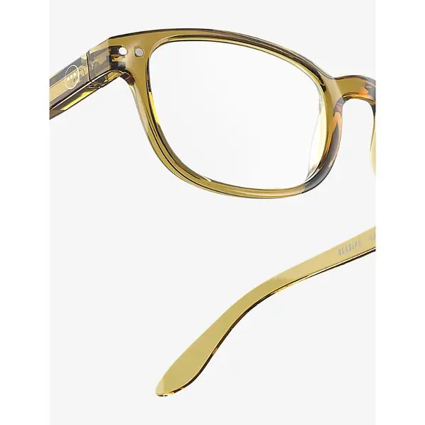 IZIPIZI Square-framed Reading Glasses - Golden Green