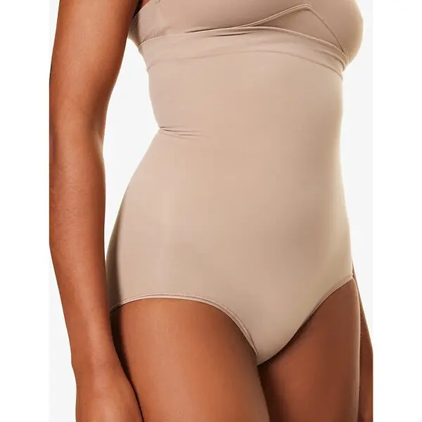 Spanx Sculpt™ Seamless Power High-waisted Briefs - Cafe Au Lait