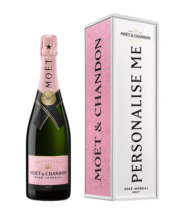 MOET & CHANDON Impérial Rosé Nv Champagne And Personalised Tin - One-color