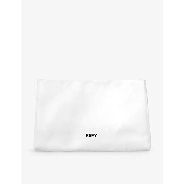 REFY Signature Cotton-canvas Beauty Bag - White