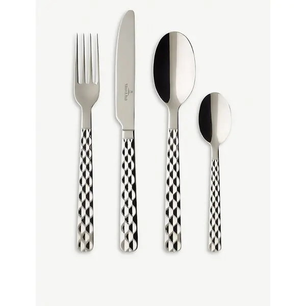 VILLEROY & BOCH Boston 24-piece Stainless Steel Cutlery Set - Silver