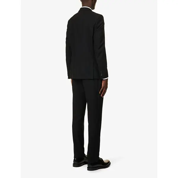 Paul Smith A Suit To Travel In Structured-shoulders Regular-fit Tapered-leg Wool Suit